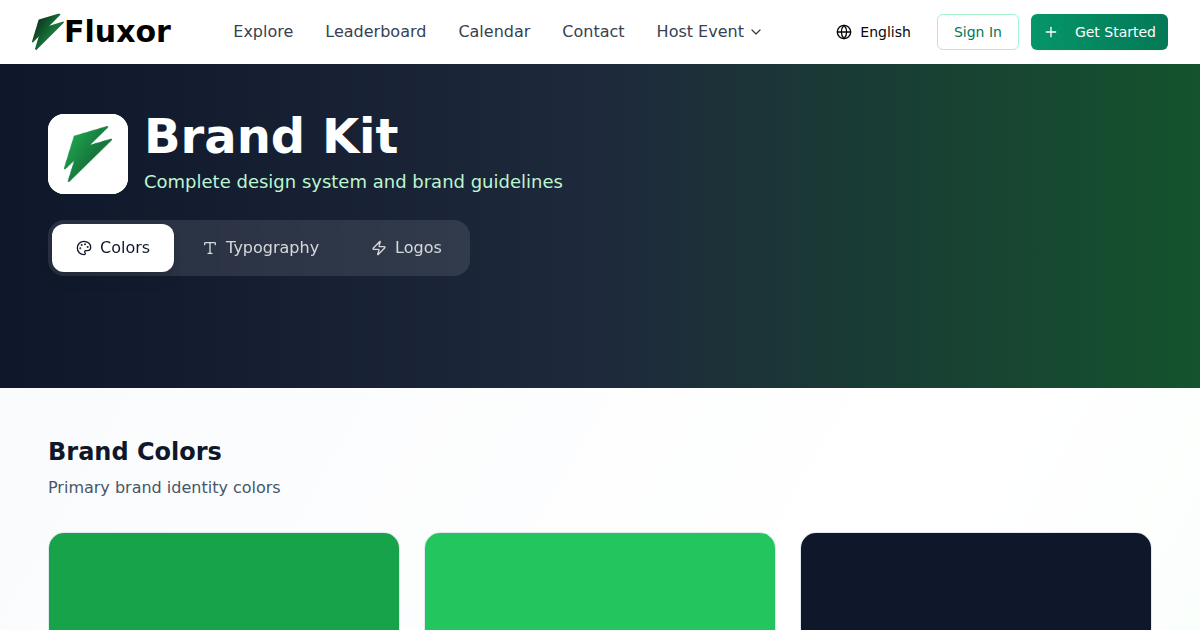 Brand Kit | Fluxor